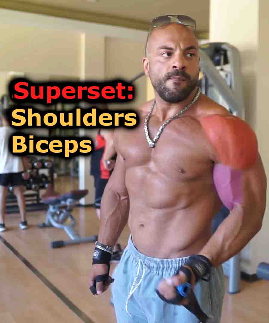 Superset: side deltoids & biceps | GymZilla Tribe Exercises