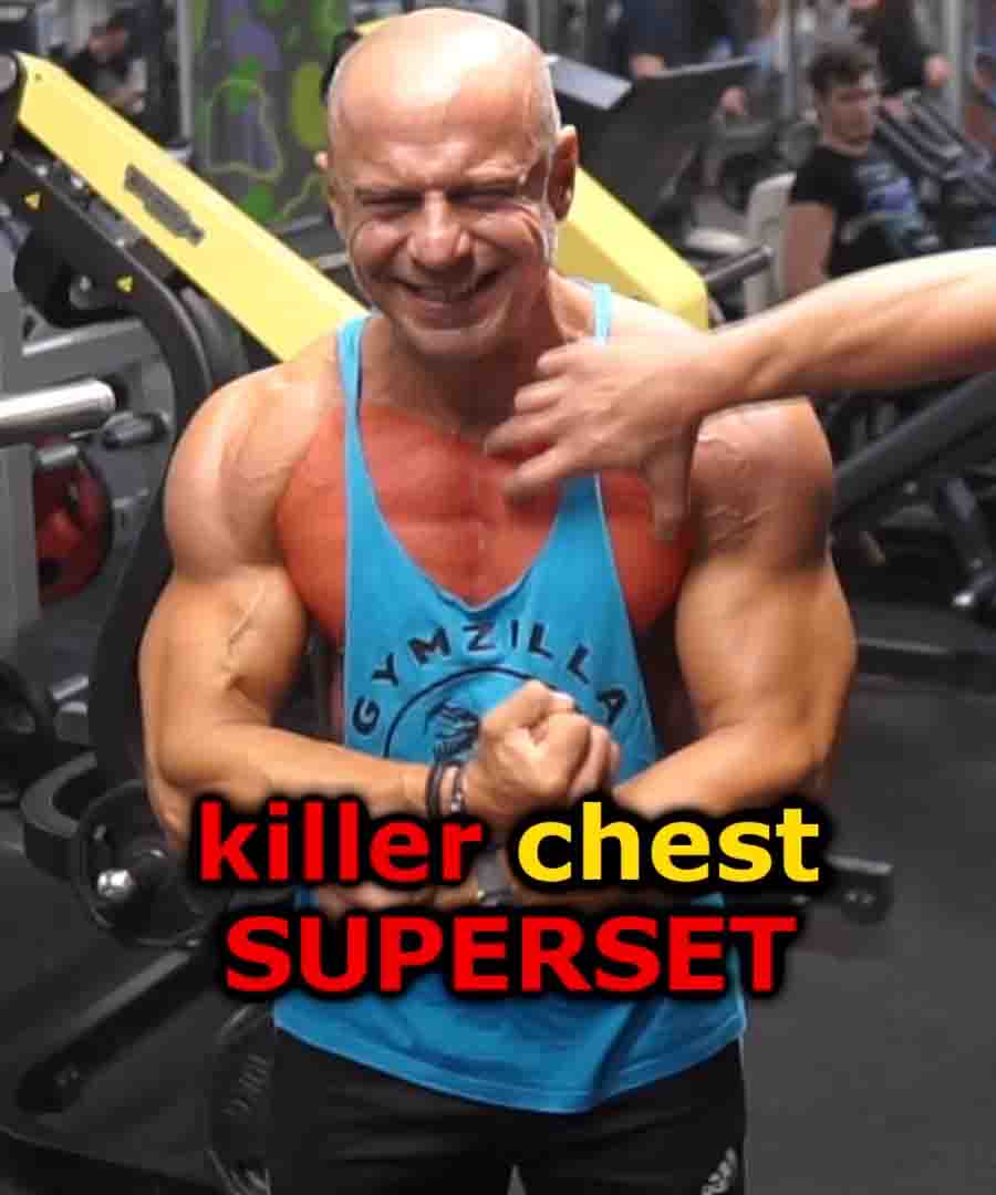 Killer chest superset | GymZilla Tribe Exercises