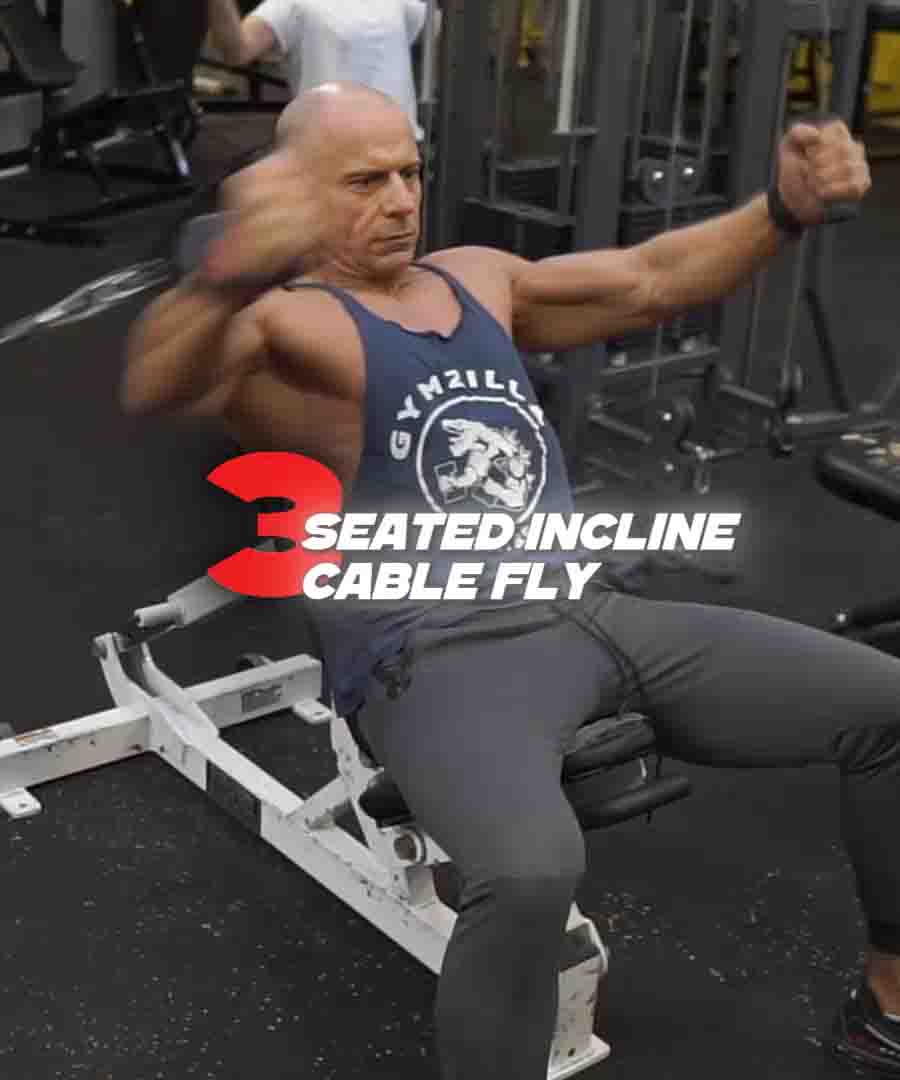 How to: incline seated cable fly | GymZilla Tribe Exercises