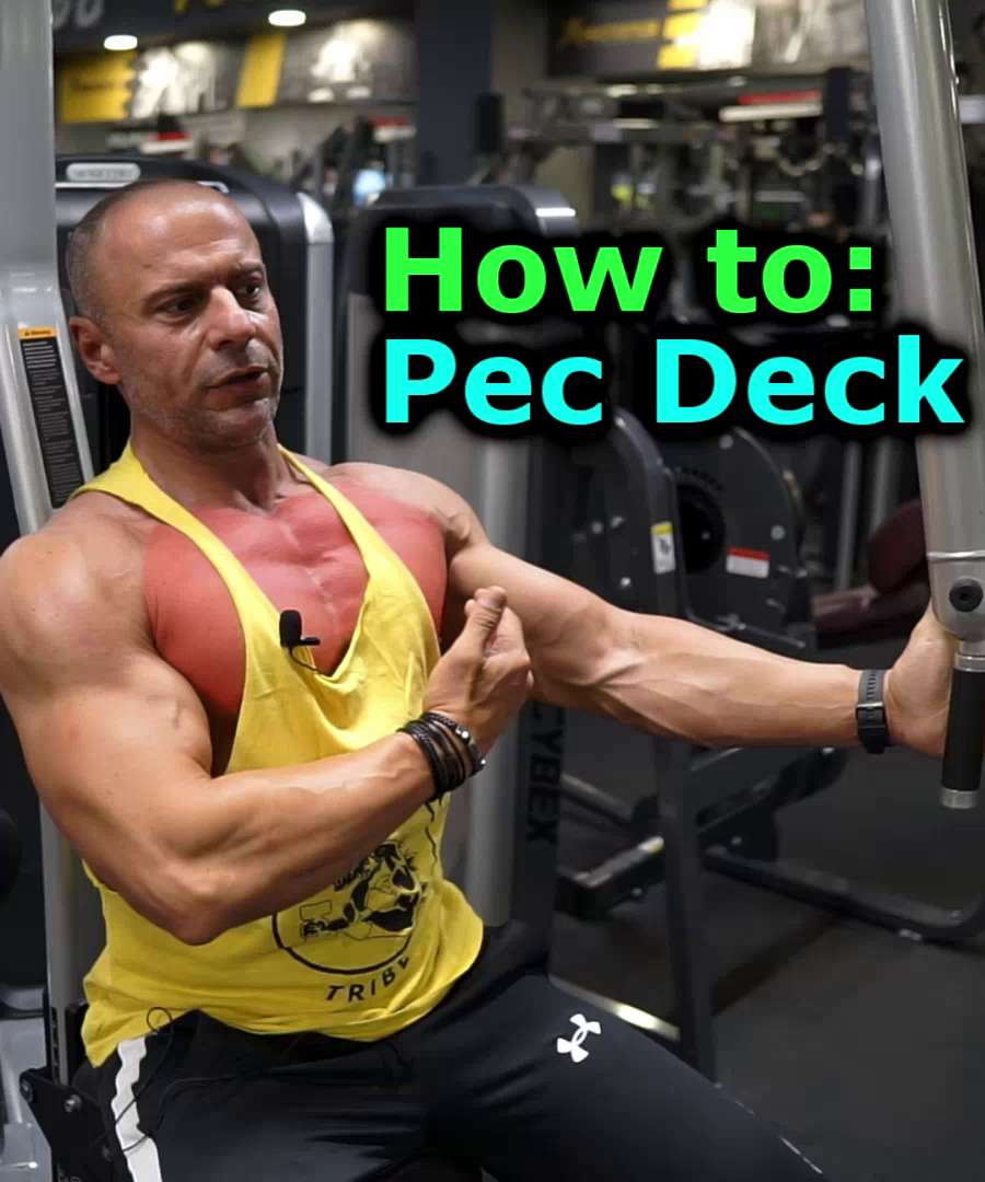How to: pec deck fly | GymZilla Tribe Exercises