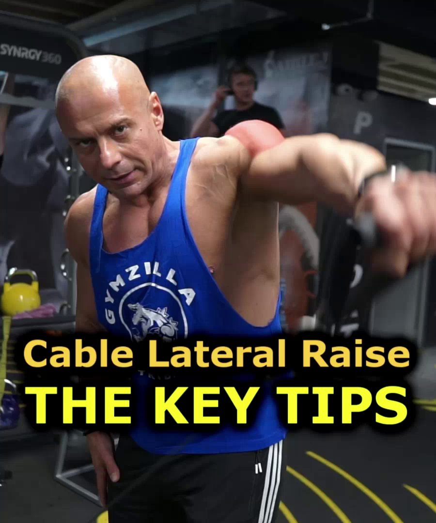 How to: lateral raises on the cable machine - 5 tips | GymZilla Tribe ...