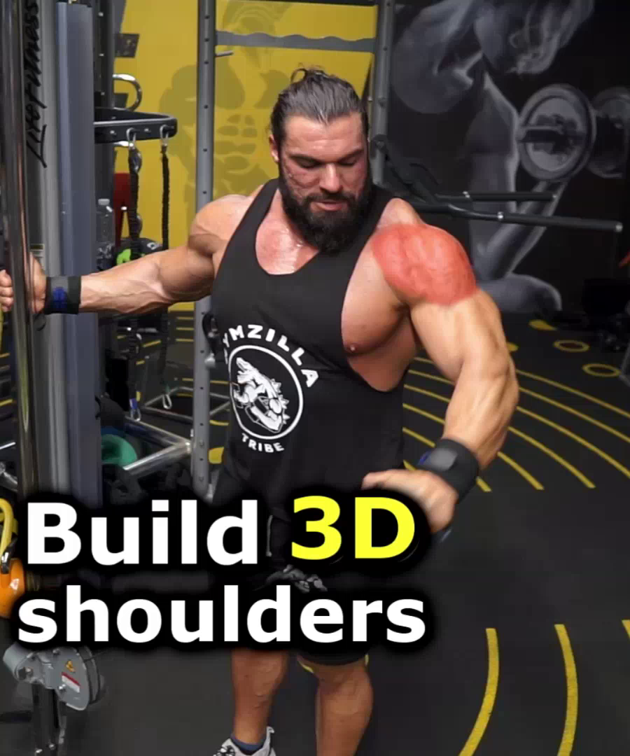 Shoulder superset (build 3d shoulders) | GymZilla Tribe Exercises